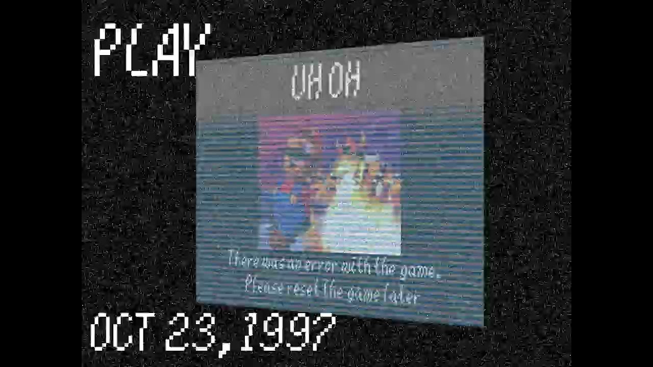 Super Mario 64 Error Screen - YouTube