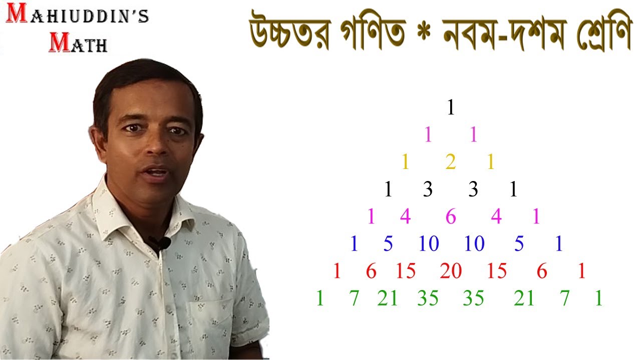 Mahiuddins Math SSC Higher Mathematics #Chapter10 Binomial Expansion Exercise- 10.1 Nine Ten ...