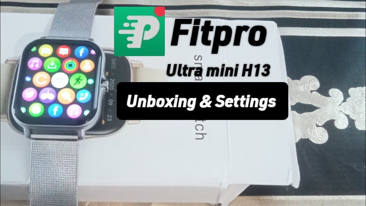 Ultra mini H13 watch|| Fitpro - YouTube