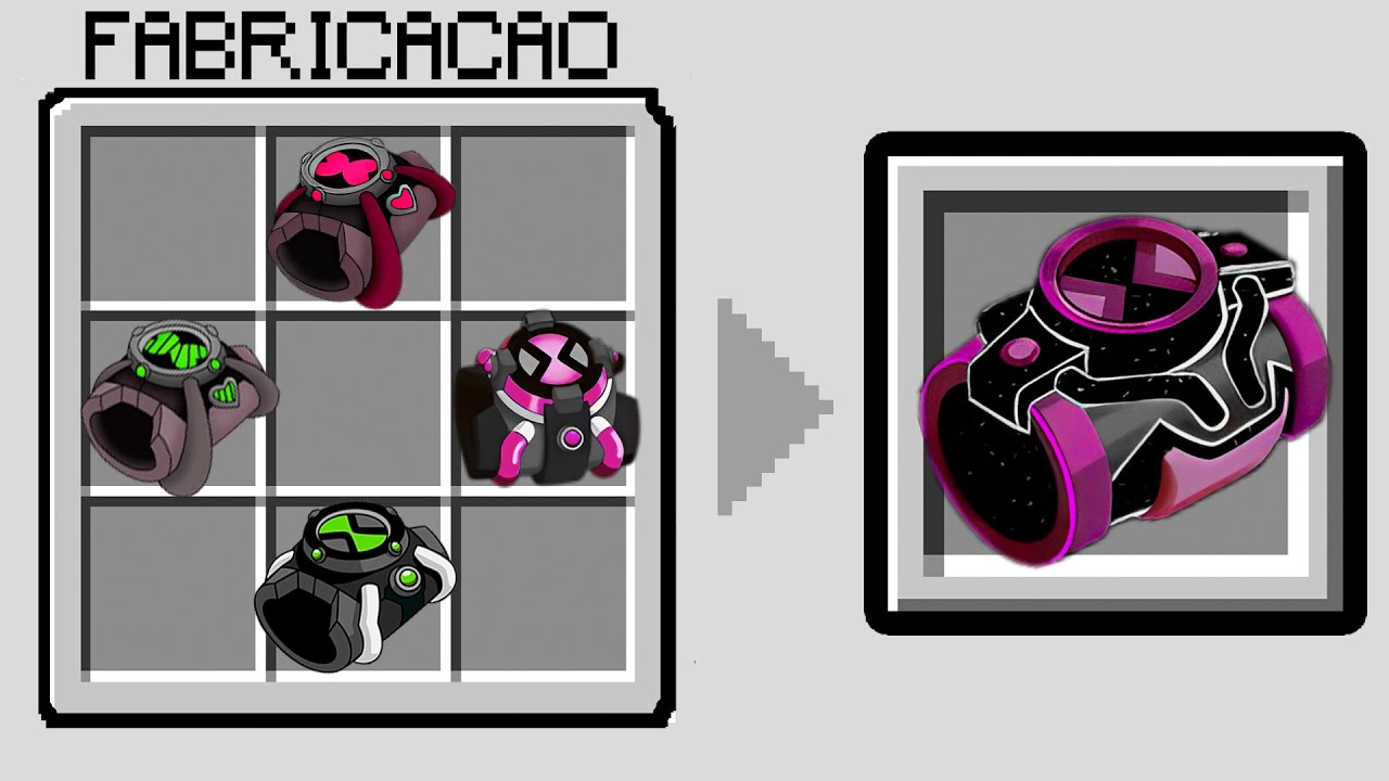 CRIEI TODOS OS CHAQUETRIX DO BEN 10 NO MINECRAFT - YouTube