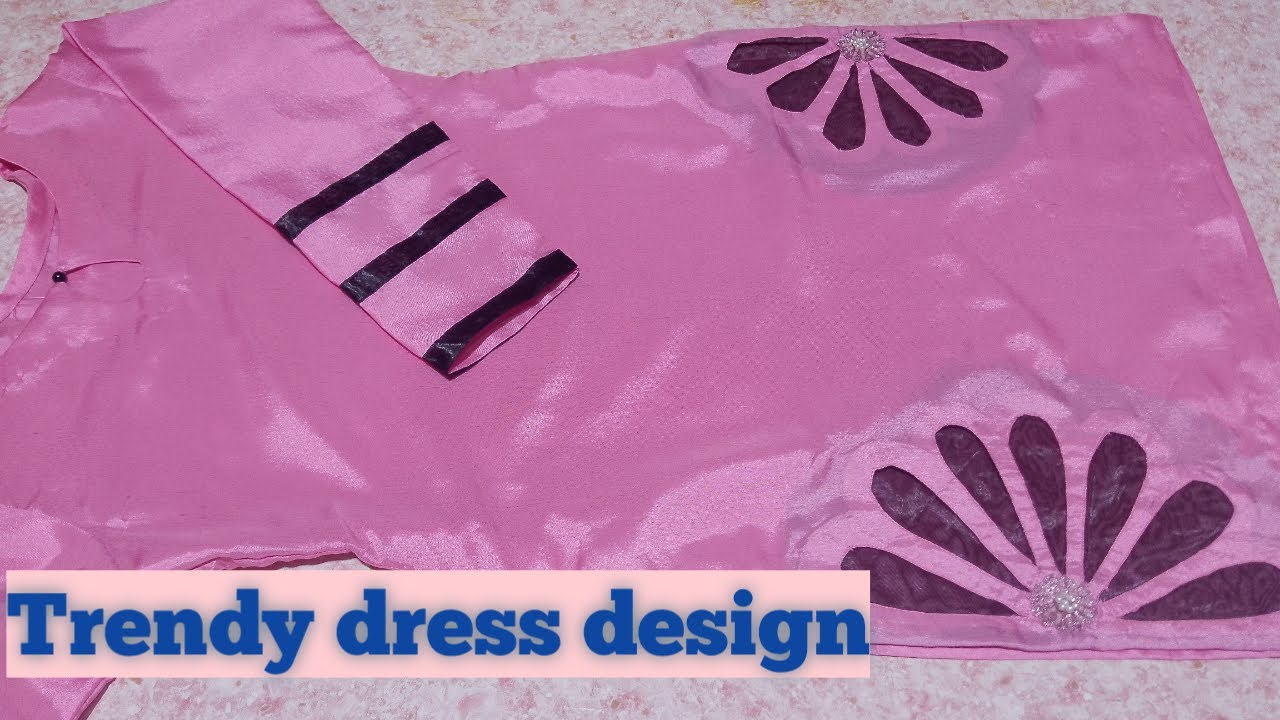 Trendy dress design with ideas | Viral Daman design | Organza Daman ...