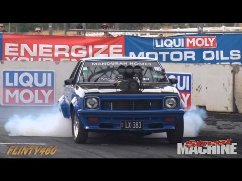 LX-383 Tearing up the Summernats Burnout Pad - YouTube