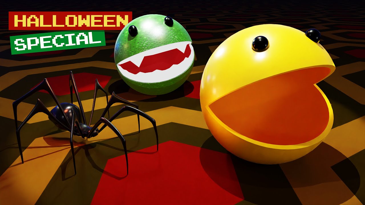 Pacman Halloween Movie | Blender Animation - YouTube