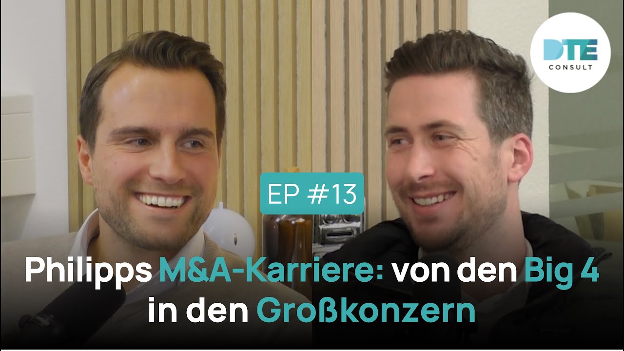PHILIPP HARTMANN | M&A im Großkonzern? | DTE DER BUSINESS REALTALK EP ...