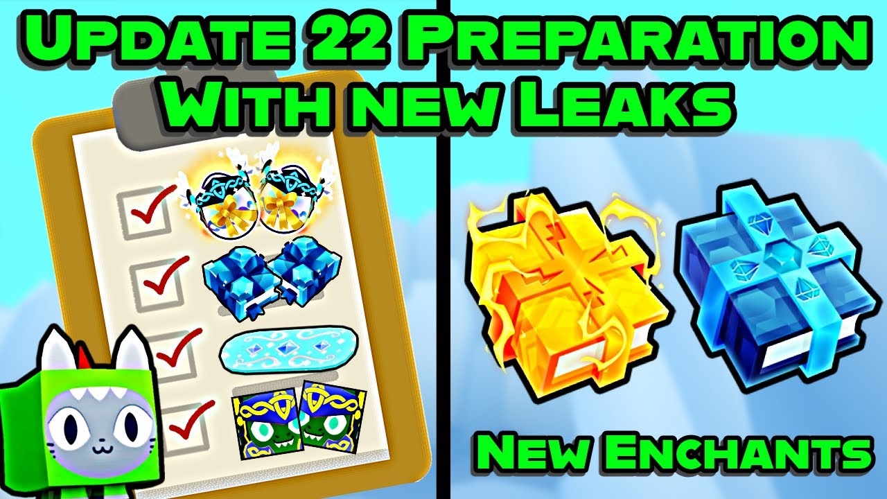 🥳 UPDATE 22 PREPARATION + NEW LEAKS INCLUDING DIAMOND ORB ENCHANT AND ...