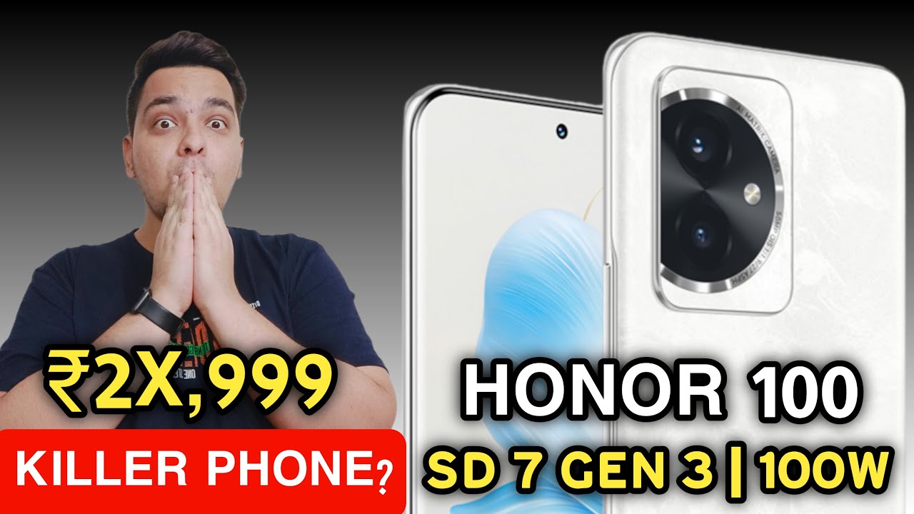 Honor 100 5G Launched @ ₹2X,999 🔥 Honor 100 Price & Features | SD 7 Gen ...