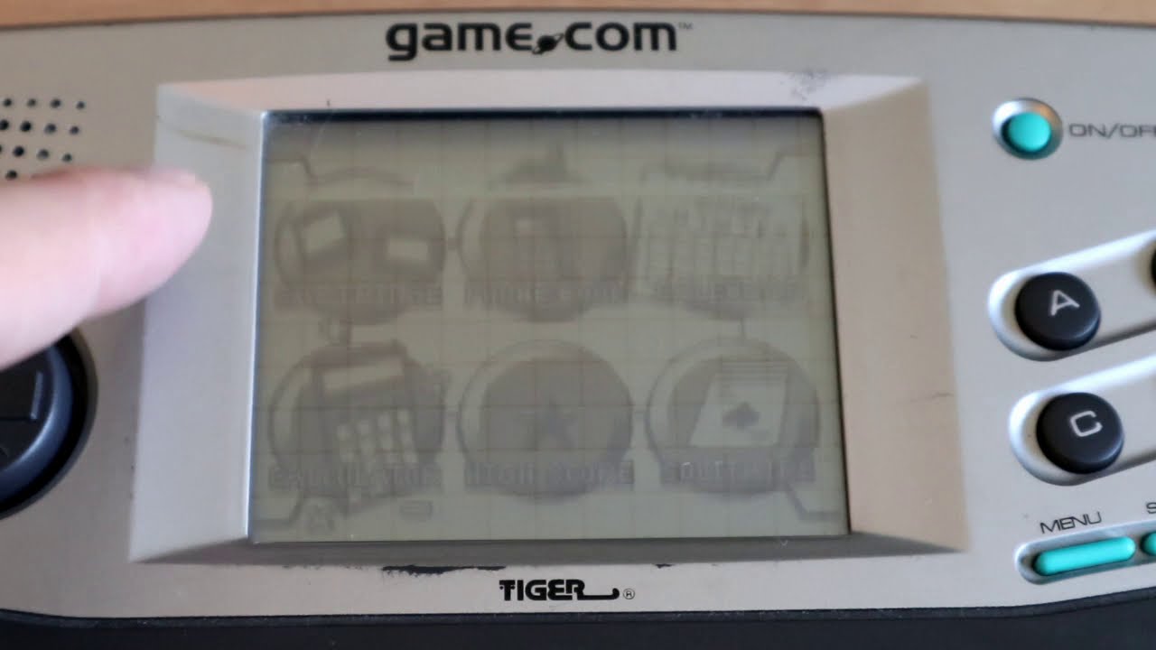 Tiger Gamecom screen repair with mixed results. - YouTube