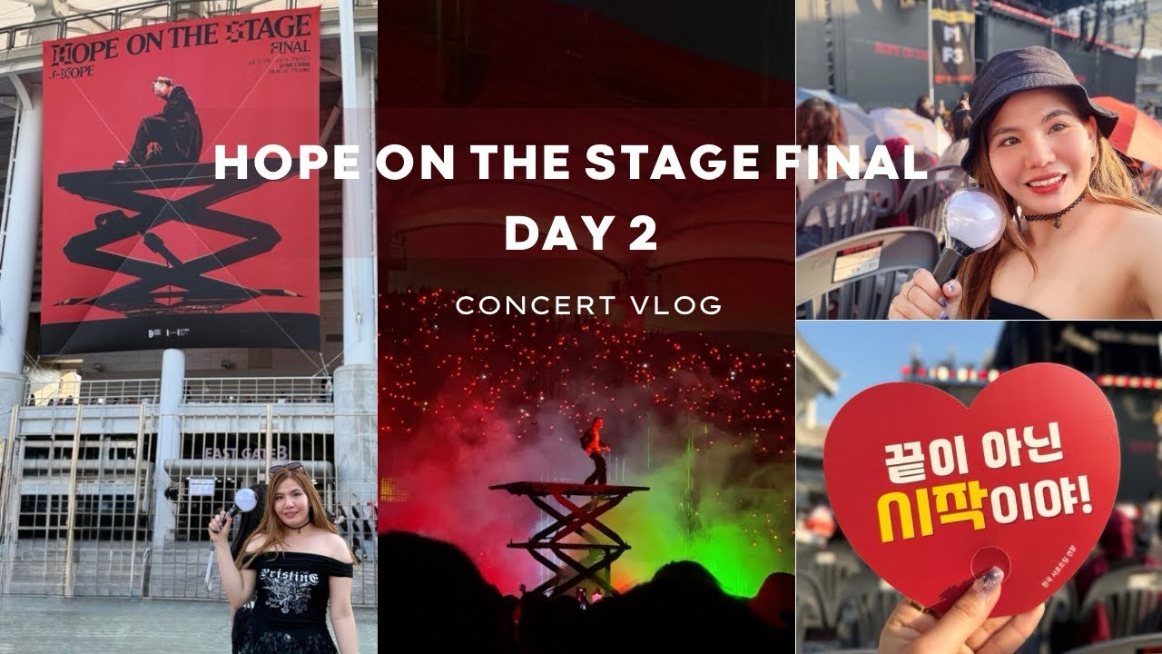 🇰🇷 Hope on the Stage Final Day 2 Concert Vlog |Final Moments with J ...