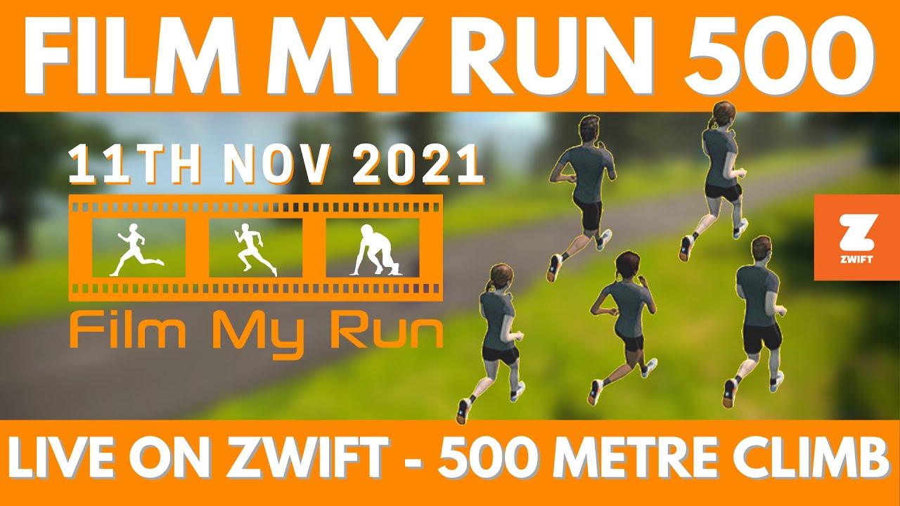 Zwift Run Live - Film My Run 500 - YouTube