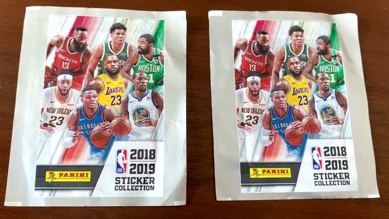 2 NBA Panini Sticker Packs Opening - YouTube