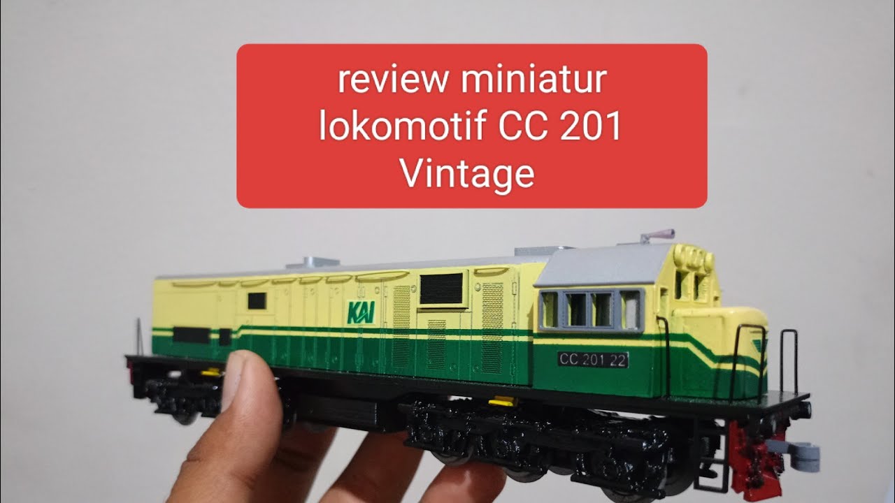 review miniatur lokomotif CC 201 vintage skala 1:87 - YouTube