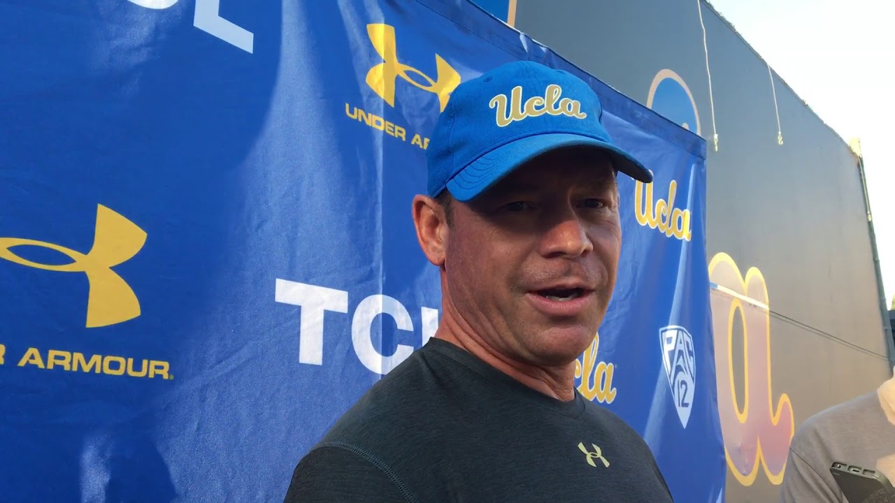 Jim Mora after practice Sept. 5 - YouTube