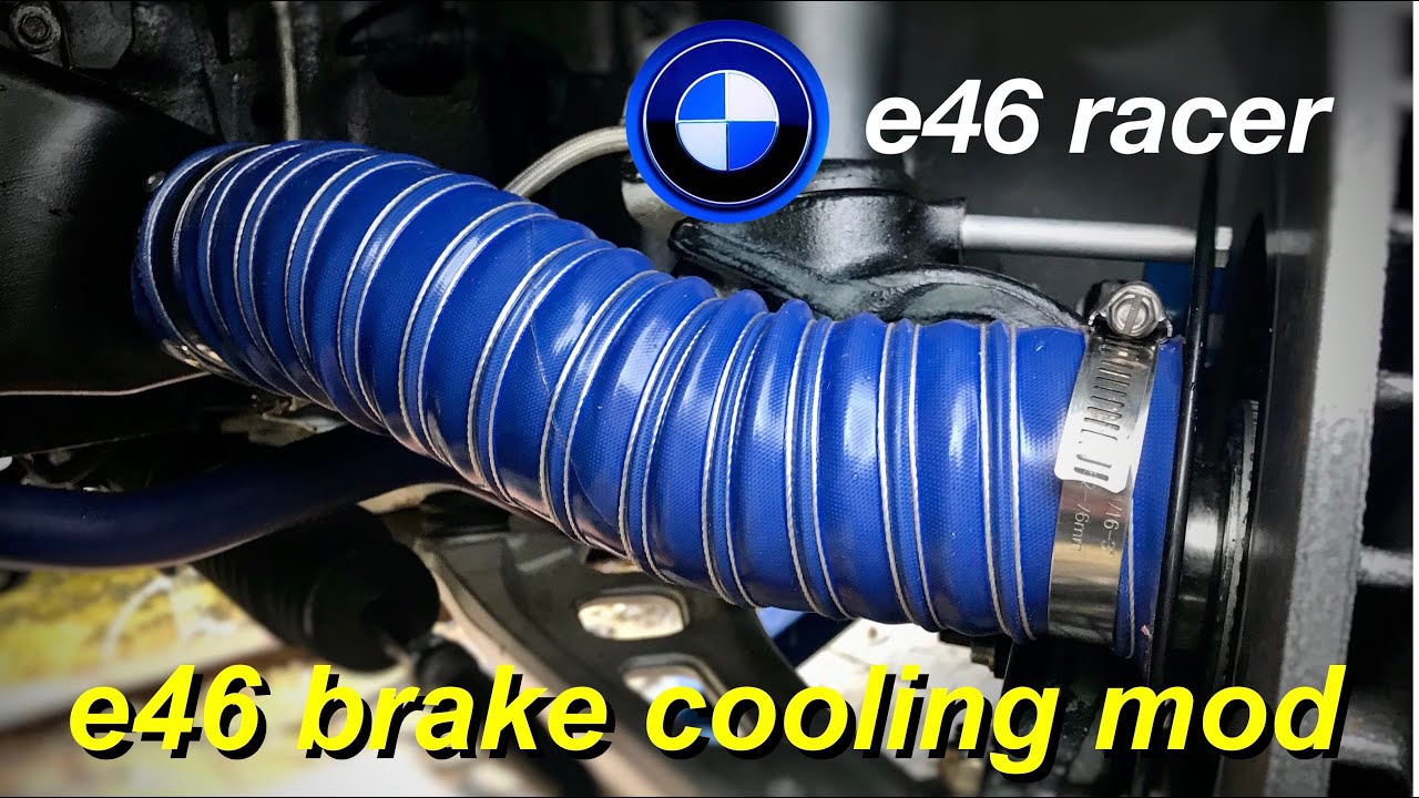 The ULTIMATE brake mod! Corvette C6 ducts on an e46 BMW endurance racer ...