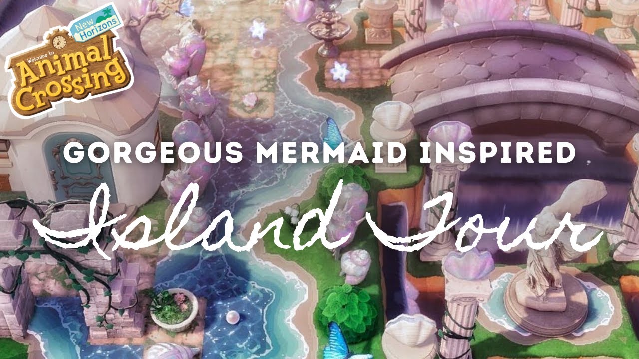 GORGEOUS MERMAID INSPIRED ISLAND TOUR | Animal Crossing New Horizons ...
