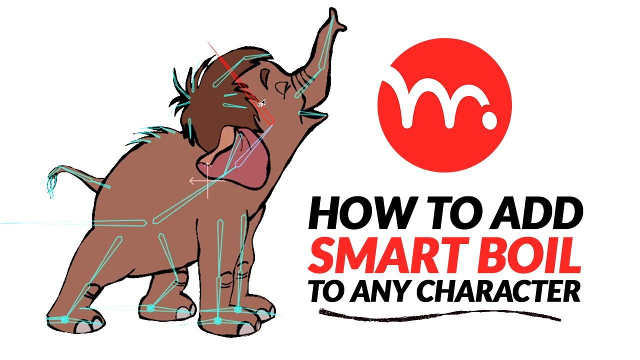 How to add Smart Boil to any character - Moho Pro tutorial - YouTube