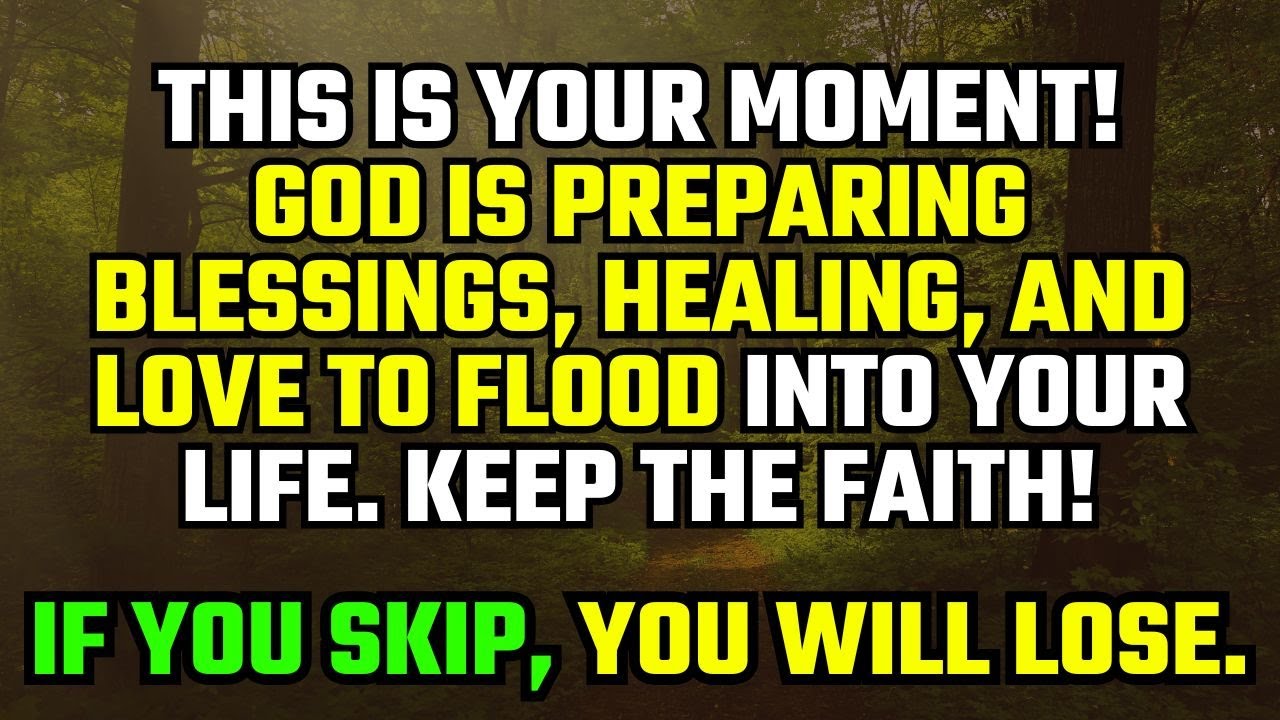 🔴 🔥 IT'S TODAY! RECEIVE THE BLESSING THAT CHANGES EVERYTHING! | MESSAGE ...