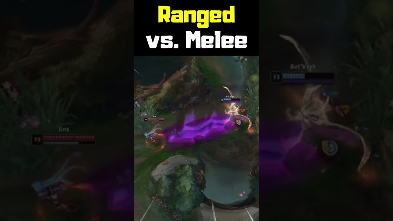 Ranged vs. Melee - League of Legends #shorts - YouTube