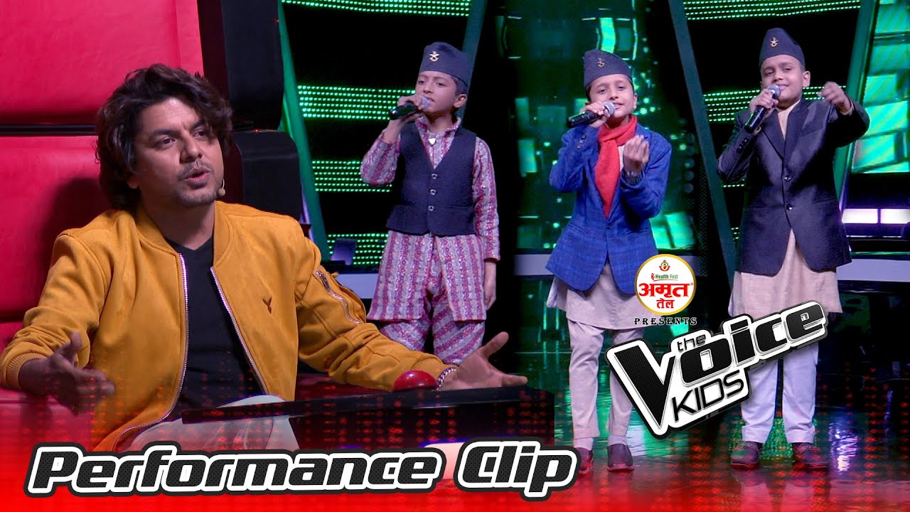 Nimesh v/s Dipsal v/s Jenish "Yo Gaaun Ko" |The Voice Kids - 2021 - YouTube