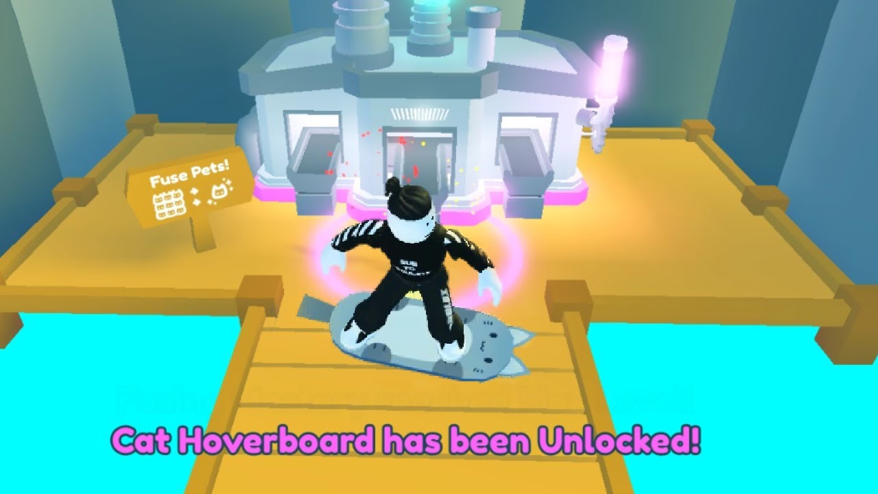 Got MAX MASTERY and UNLOCKED CAT HOVERBOARD in Pet Simulator X - YouTube