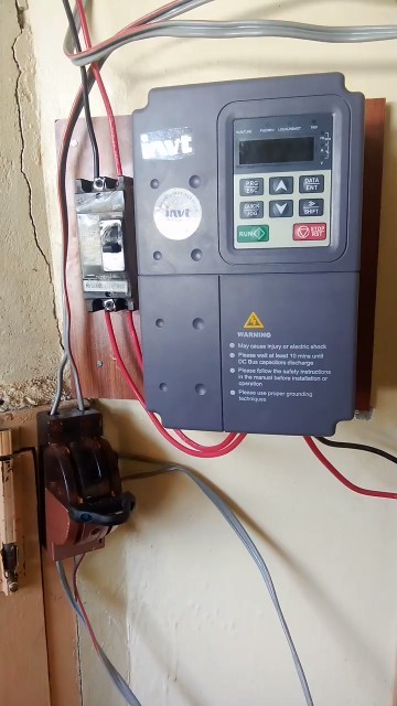 Invt VFD Inverter Connection For Home #shorts #short #invt #vfd # ...