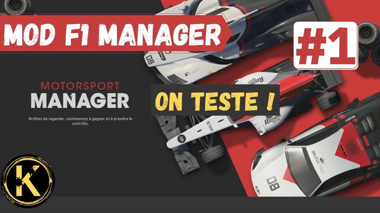 On commence le mod F1 MANAGER 2021 : Motorsport Manager F1 mod #1 - YouTube