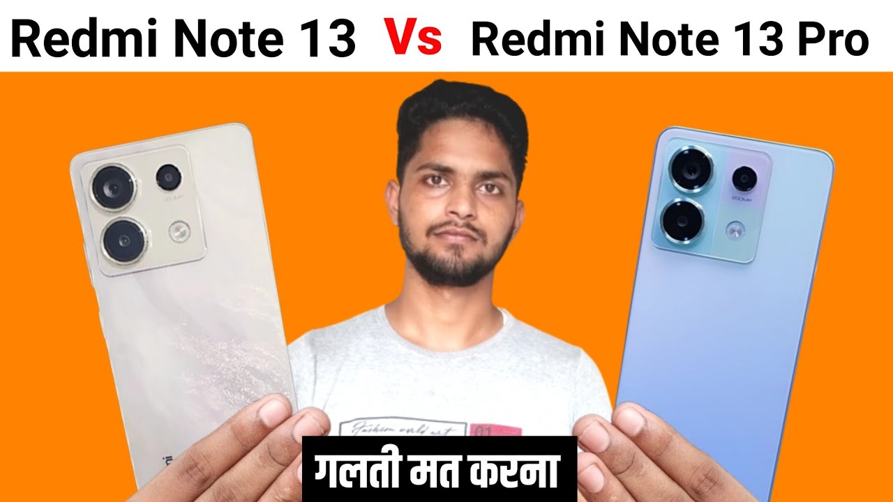 redmi note 13 5g vs redmi note 13 pro | Camera, speed, Battery, display ...
