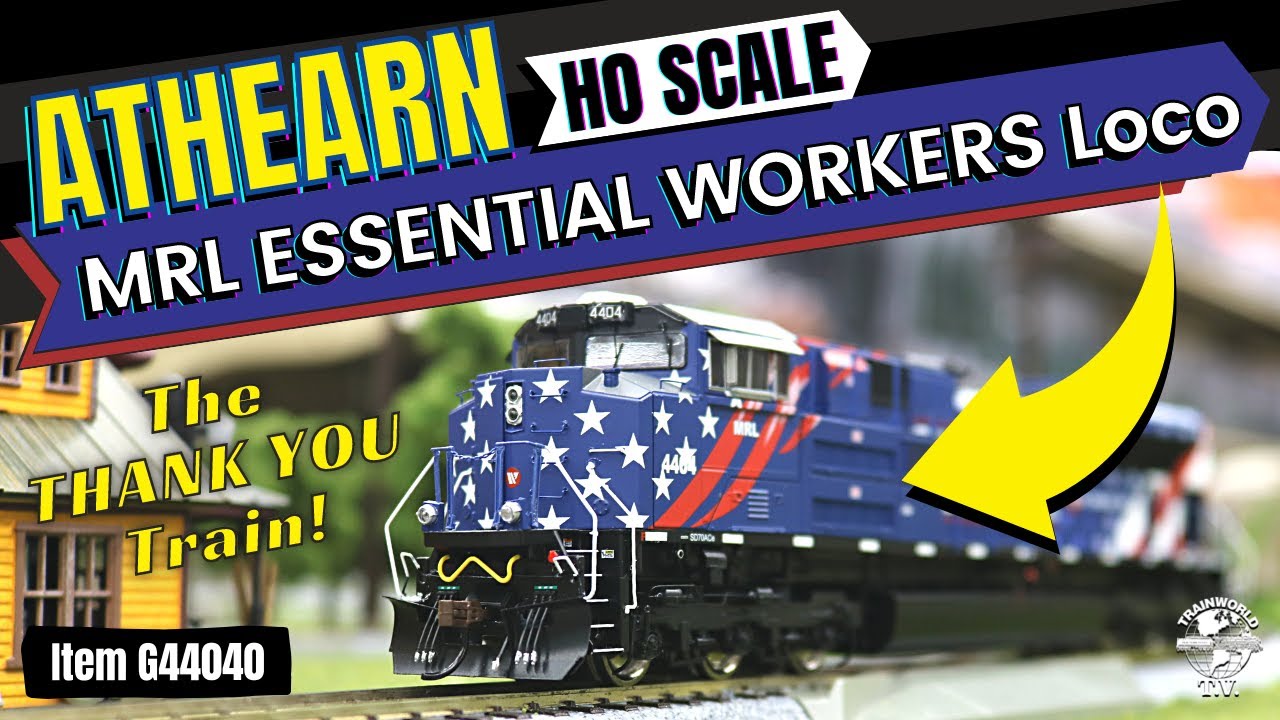 HO Scale Athearn Genesis - MRL SD70ACe ESSENTIAL WORKERS Diesel ...