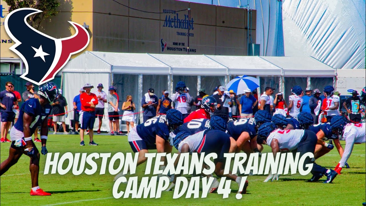 Houston Texans Training Camp Day 4! Tank Dell Star Of Todays Practice ...