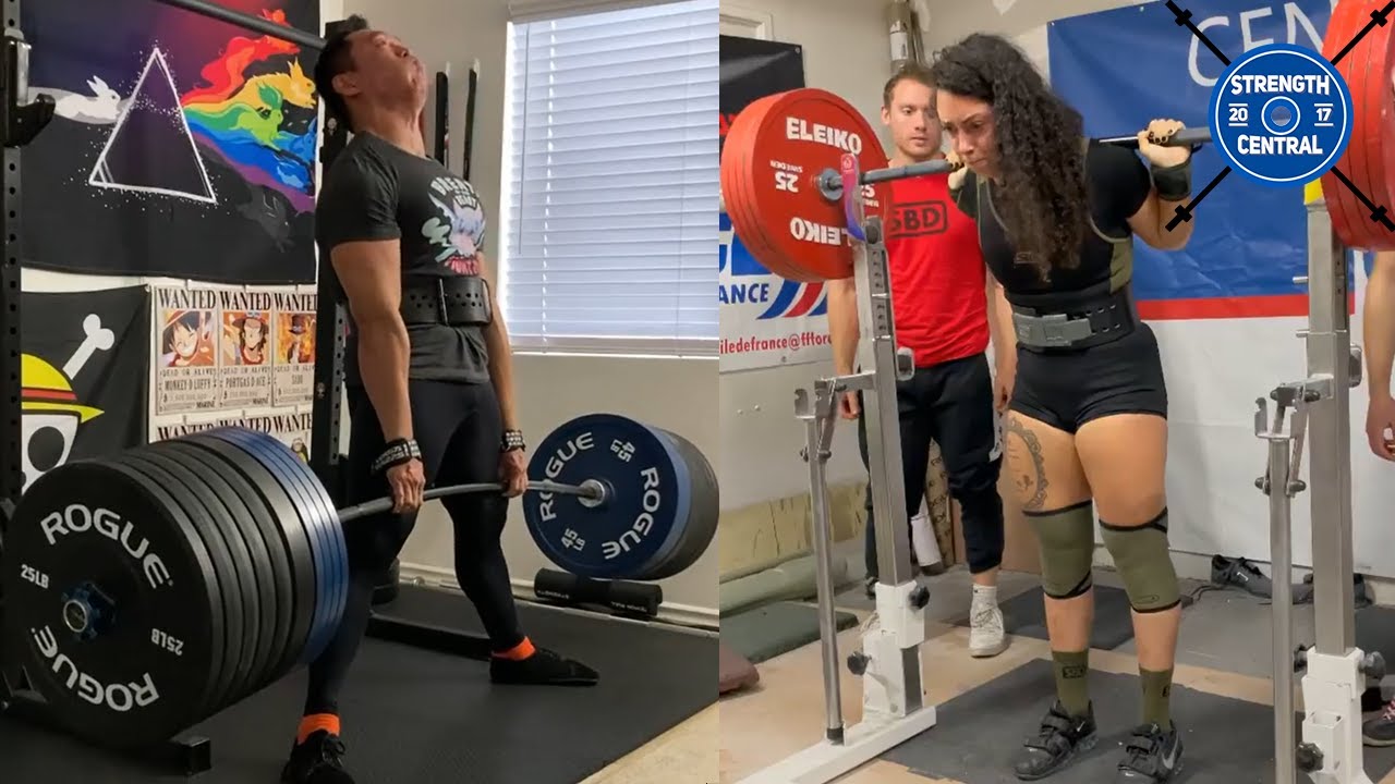 LOTW (December 2020) Lya Bavoil Squats 485 lbs, Deadlift Panda Pulls ...
