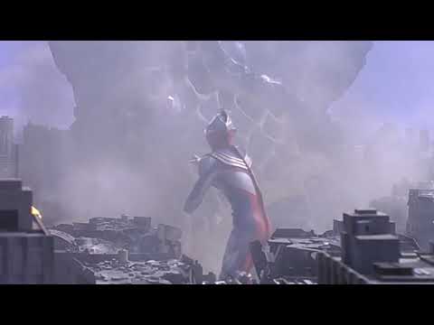 Ultraman Tiga saves Ultraman Dyna