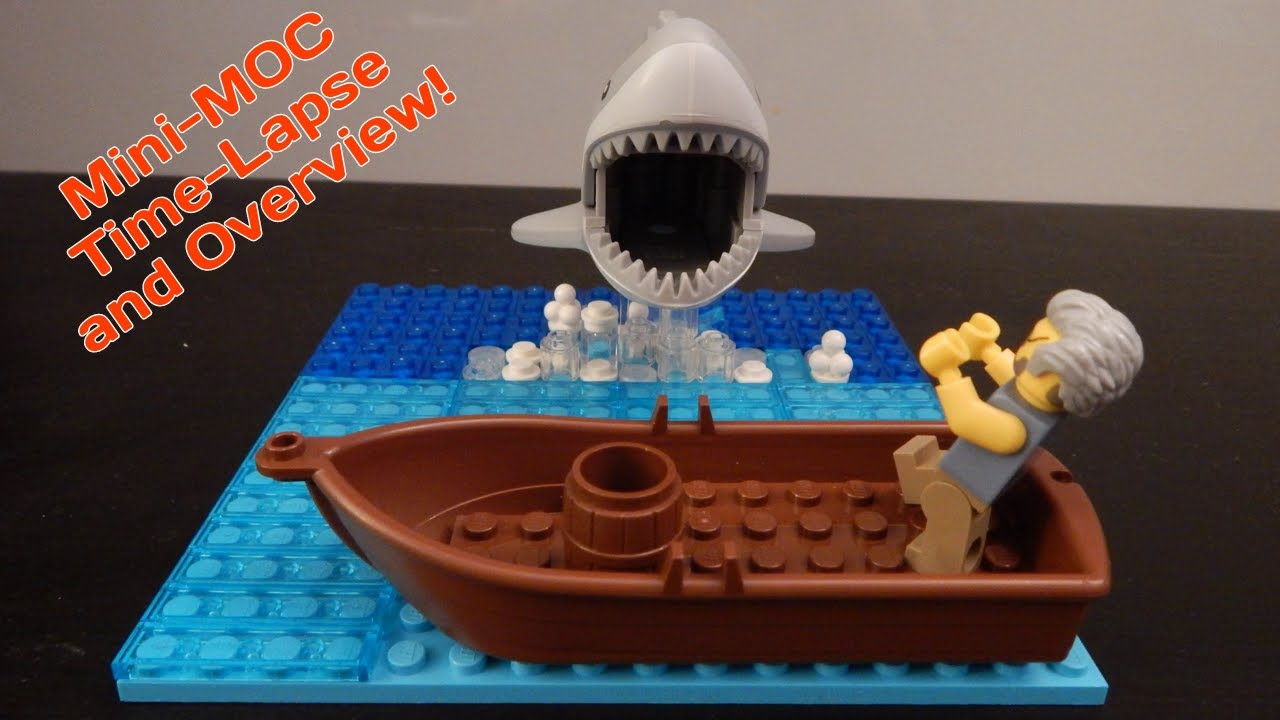LEGO Shark Attack Mini-MOC Time-Lapse And Overview - YouTube