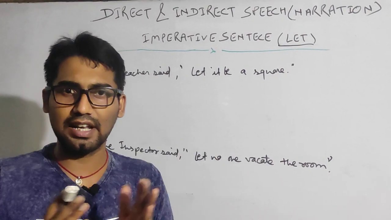 NARRATION OF IMPERATIVE SENTENCE 3 SENTENCE WITH LET WITH RULES narration-of-imperative-sentence-3-sentence-with-let-with-rules