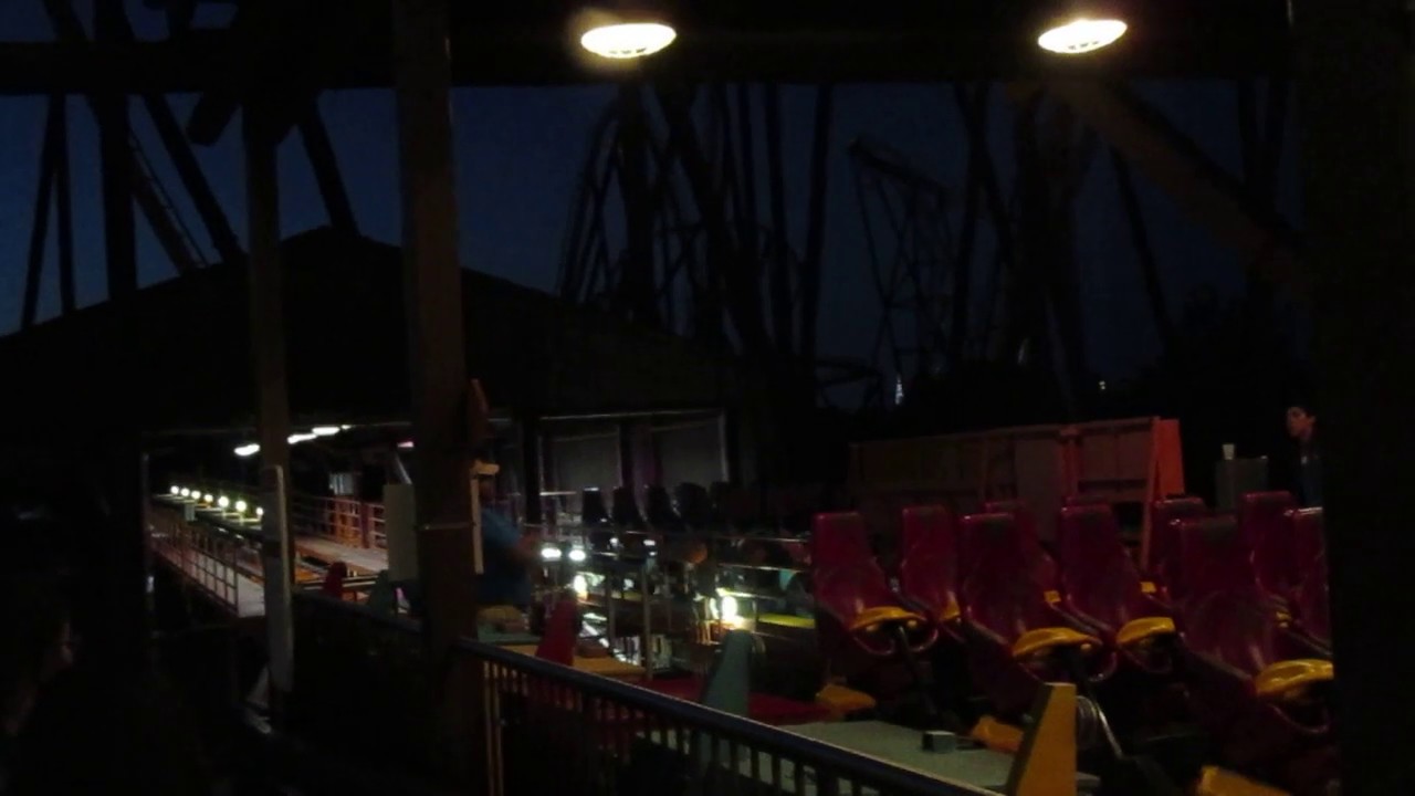 Raging Bull Teal Train Being Removed Six Flags Great America 5-26-19 ...