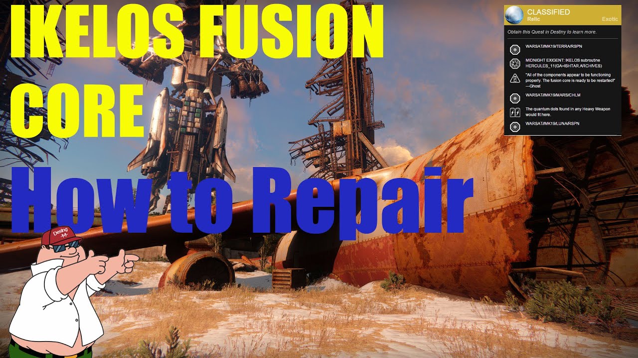 Destiny - IKELOS FUSION CORE / Sleeper Simulant Quest?! - YouTube