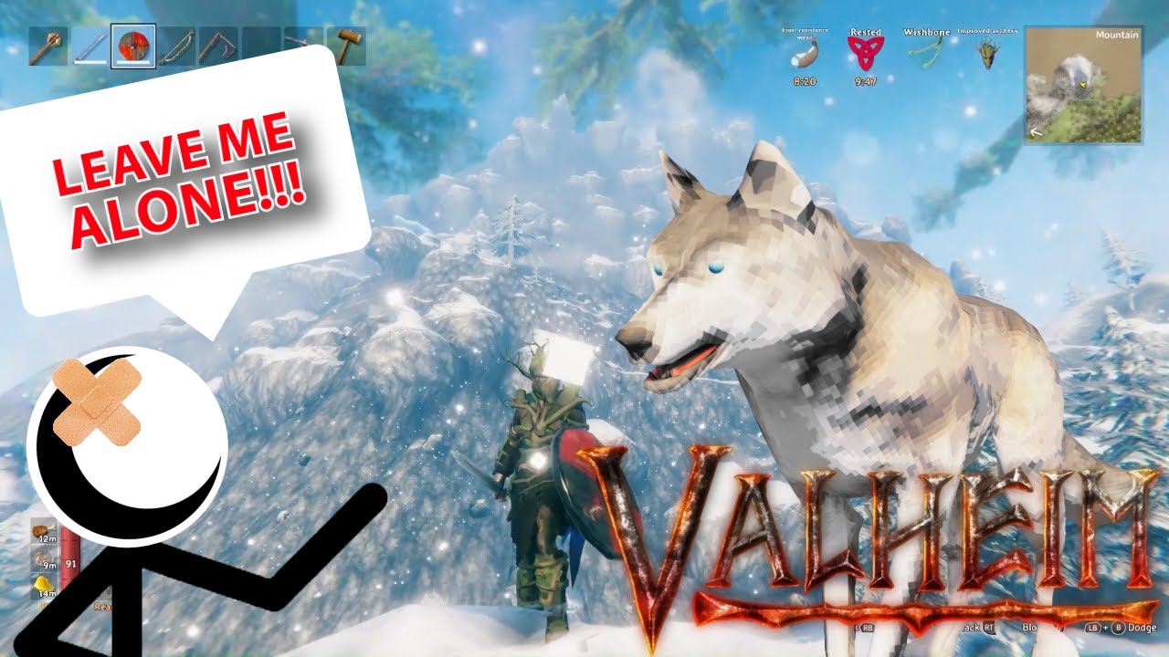Leave Me Alone Wolves!!! - Valheim - Playthrough Part 10 - YouTube