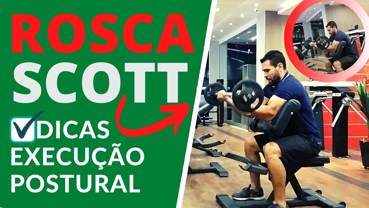ROSCA SCOTT BARRA RETA APOIADO- EXERCÍCIO DE BÍCEPS - YouTube