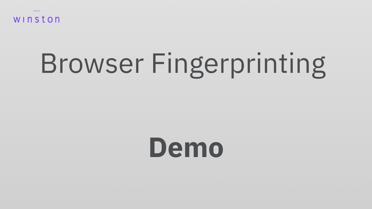 Browser Fingerprinting Demo - YouTube