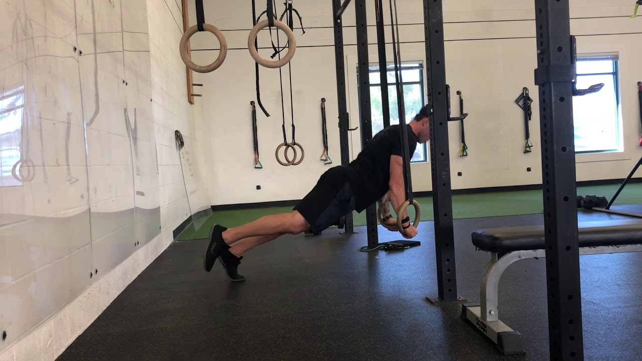 Single leg ring push up - YouTube