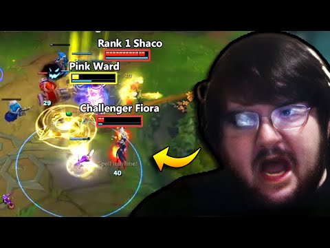 Pink ward faces RANK 1 SHACO & gets tilted off Challenger Fiora ...