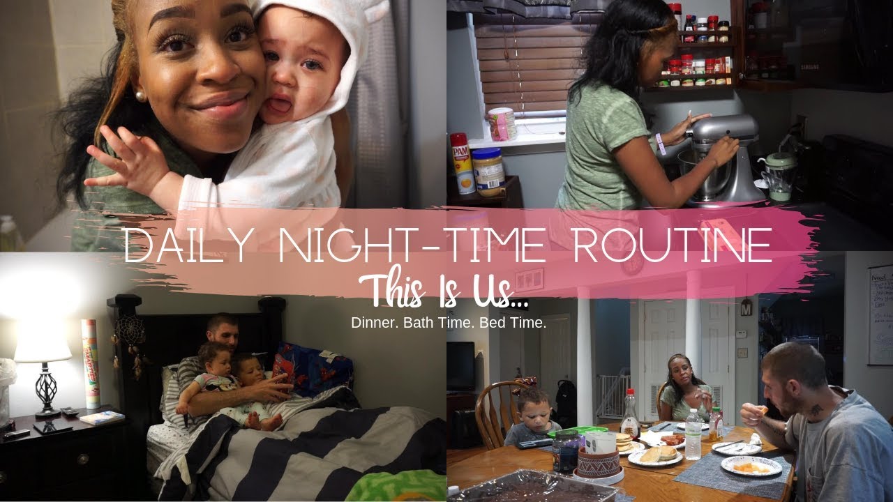 FAMILY NIGHT TIME ROUTINE - Collab / This is Us - YouTube