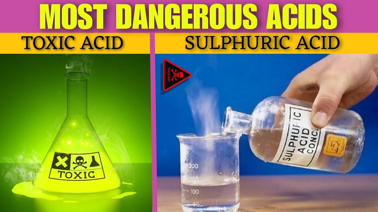 5 Most Dangerous Acids in the World | Toxic Acid | Sulphuric Acid - YouTube