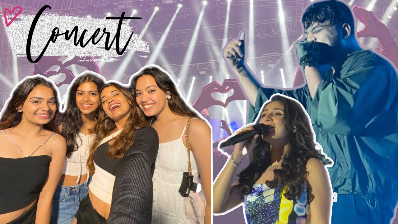 Our First Concert Together ️ Dhvani & Raftaar | Vlog | The Shukla ...