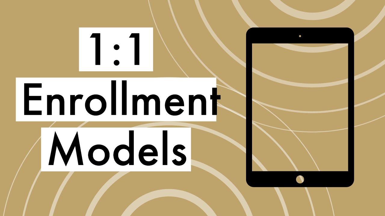 iPad Enrollment Models - YouTube