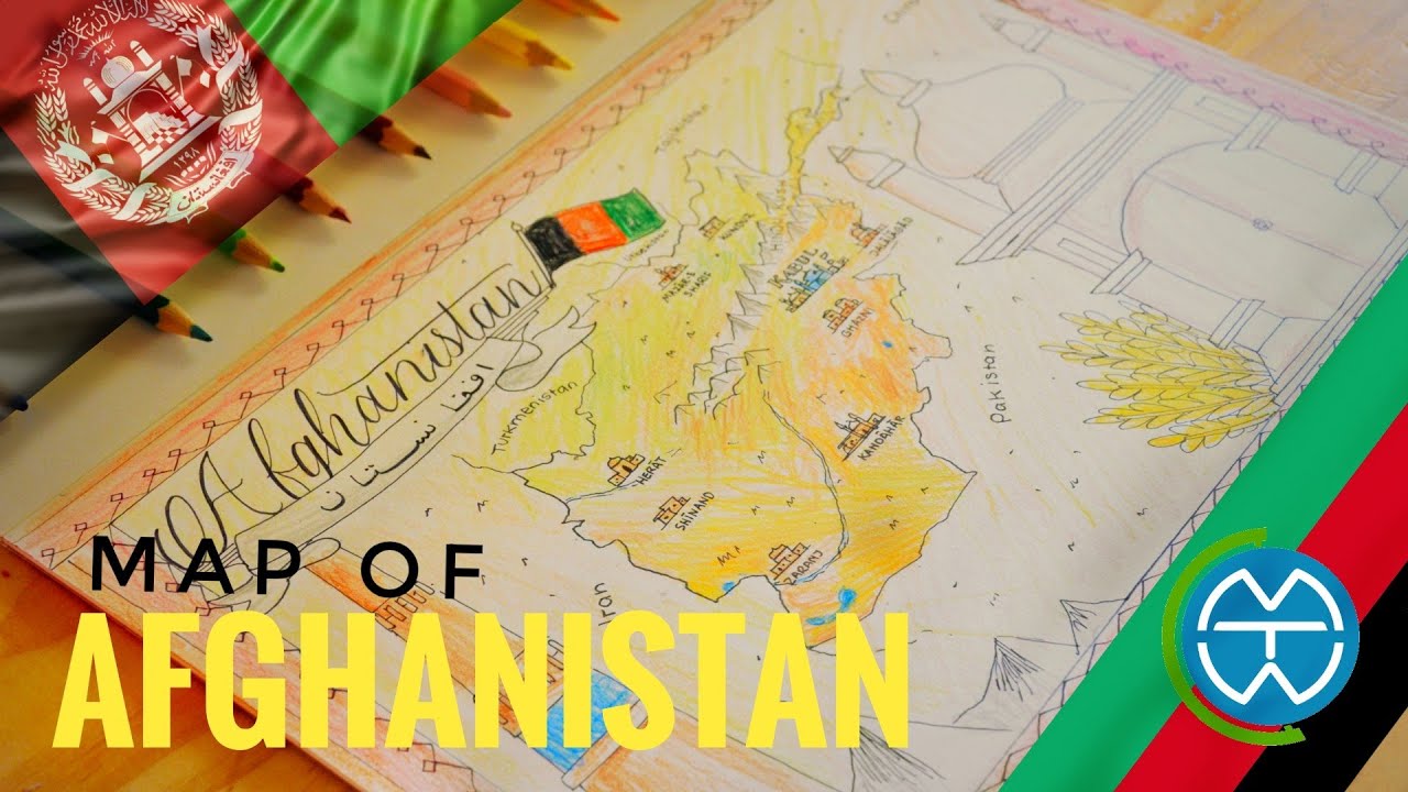 🇦🇫 Drawing a Map of Afghanistan! - YouTube