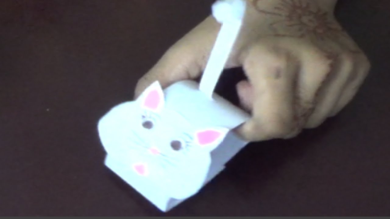 How To Make A CAT CRAFT By Using Paper YouTube How To Make A CAT CRAFT By Using Paper YouTube