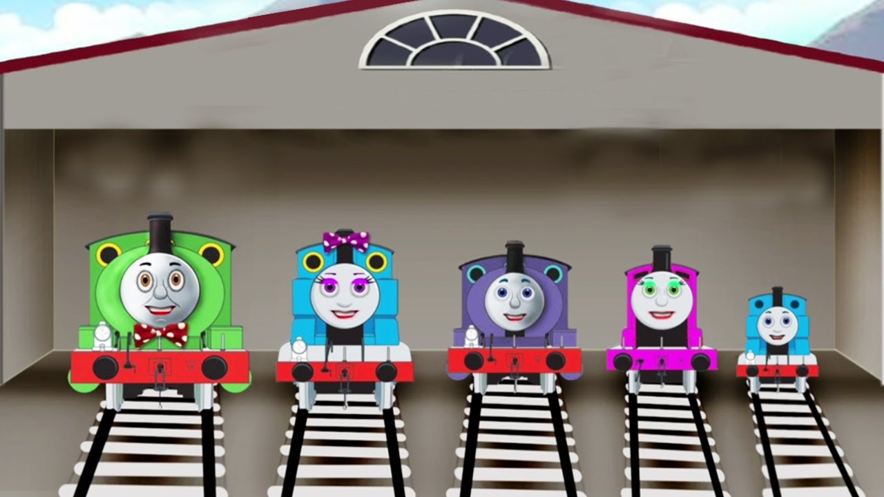 Thomas And Friends Finger Family Rhymes | Nursery Rhymes For Kids ...