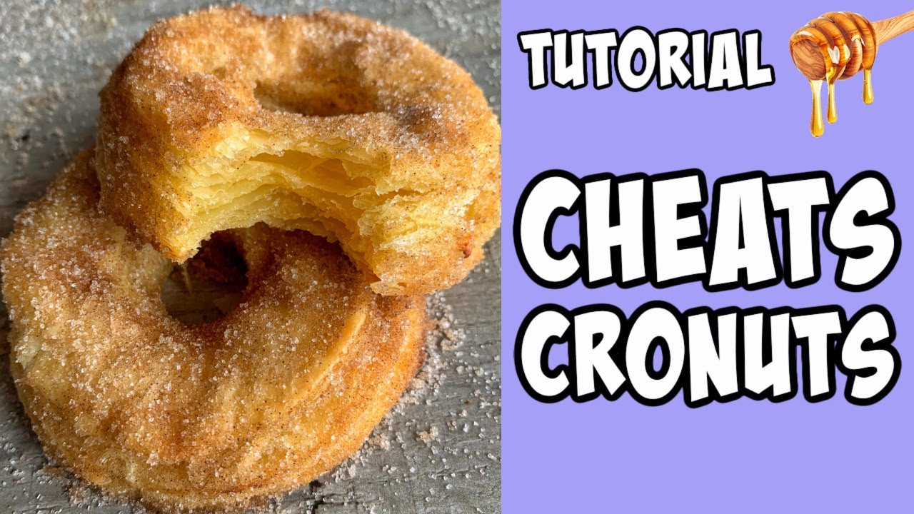 How to make Cheats Cronuts! Recipe tutorial - YouTube