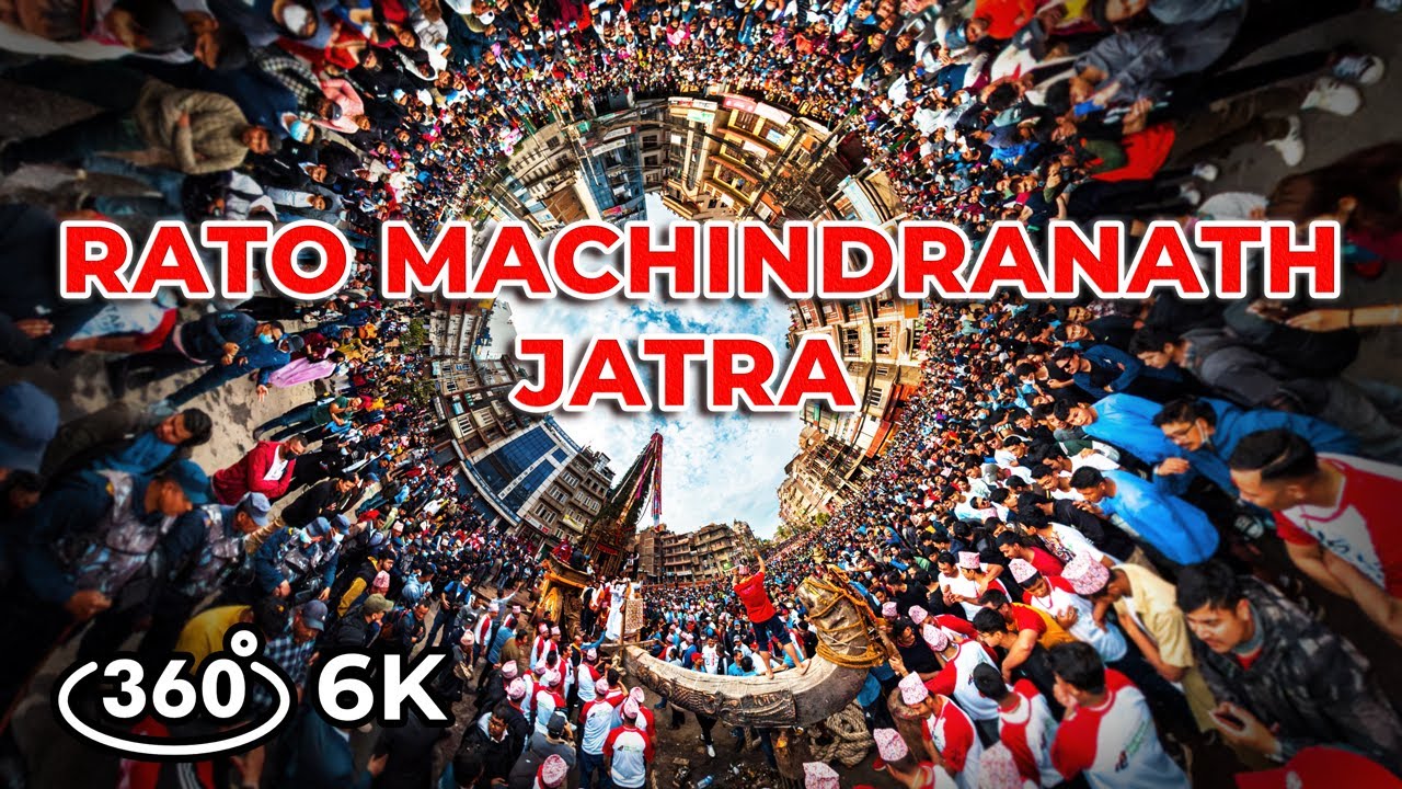 Rato Machindranath Jatra 360 Video \\ Festival of Nepal - YouTube