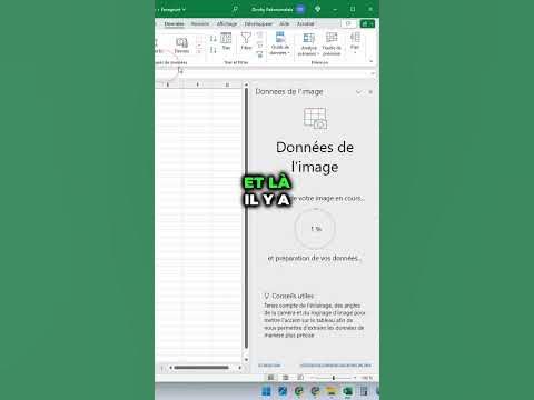 Transformer une image en tableau Excel | Astuce Excel - YouTube