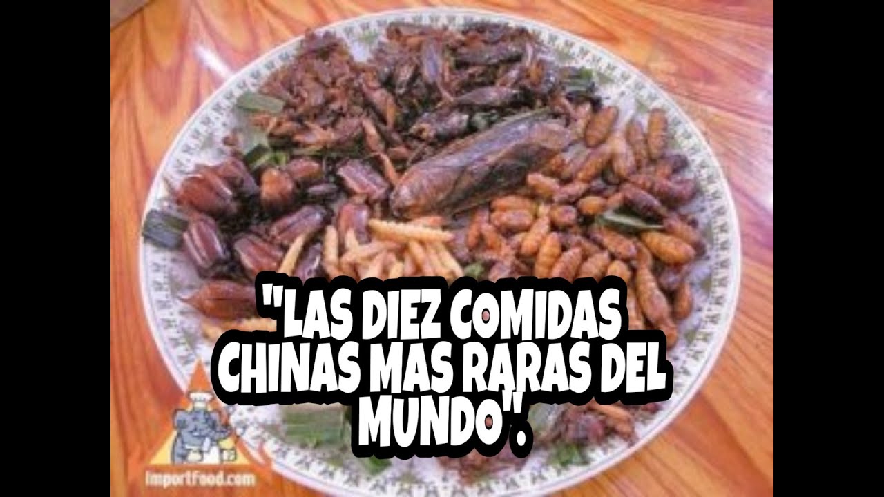 "Las Diez Comidas Mas Raras De China" #TENDENCIA #ASOMBROSO - YouTube